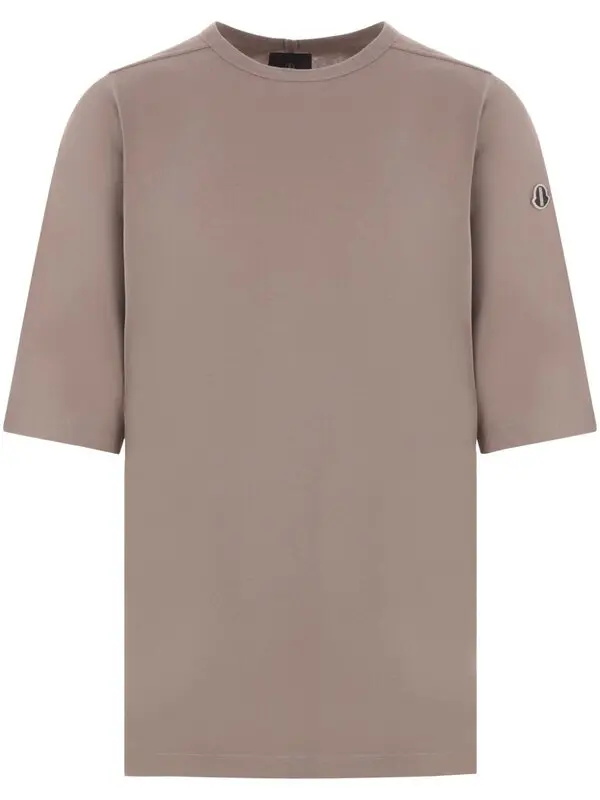 MONCLER + RICK OWENS Logo-patch T-shirt
