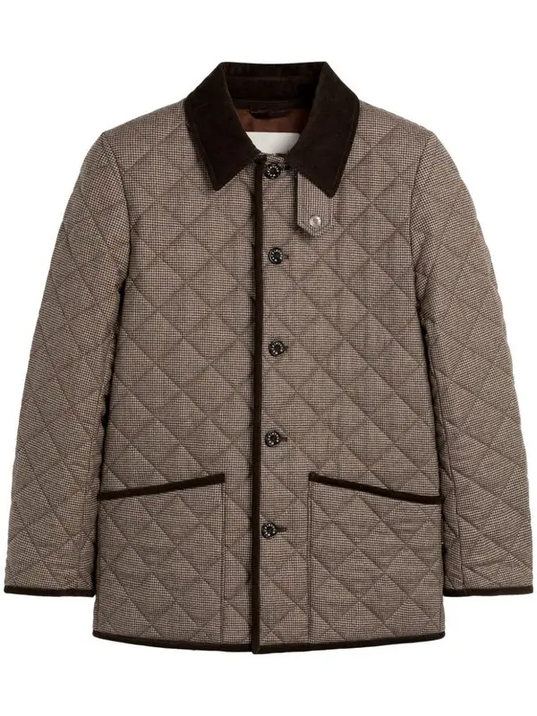 Mackintosh Quilted Houndstooth Jacket