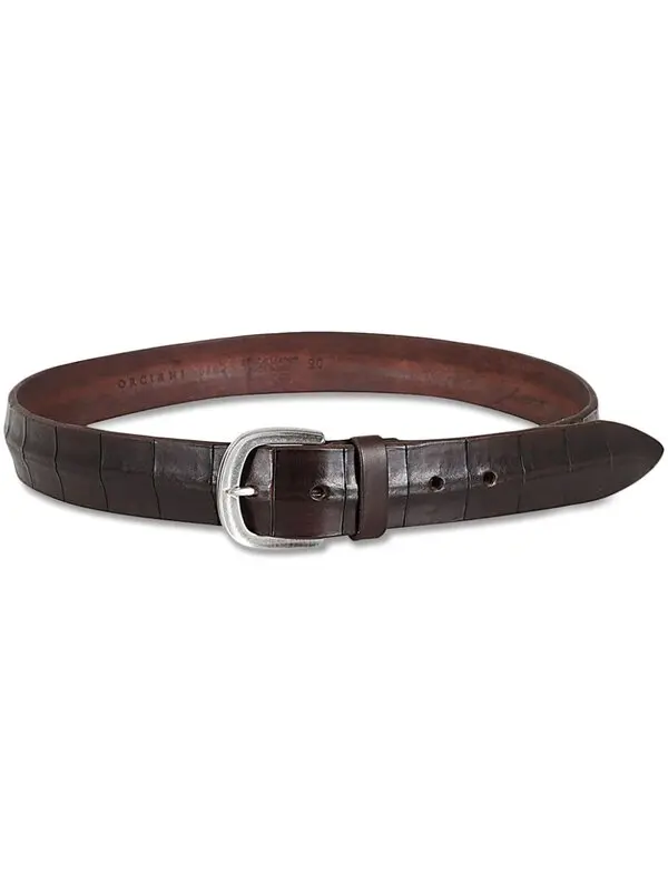 ORTIGNI Bull Soft Leather Belt