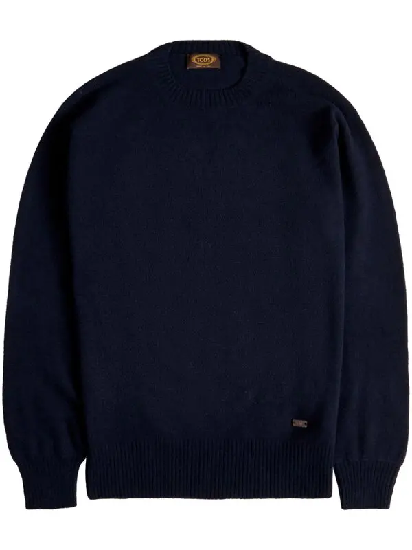 TOD'S Round-neck Sweater - Blue