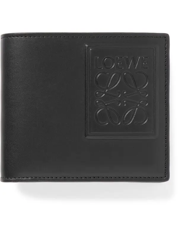 Loewe Logo-embossed Leather Billfold Wallet