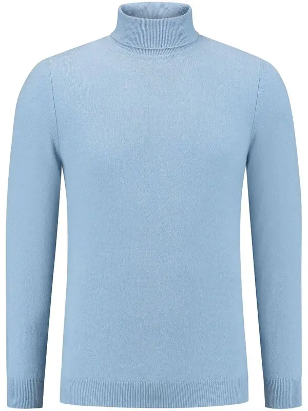 Fedeli Turtleneck Sweater - Blue
