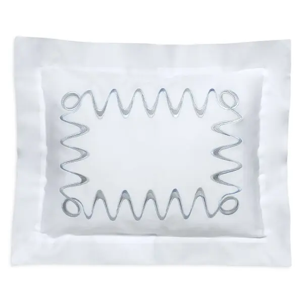 DEA LUXURY LINENS Dea Palm Beach Tc Pelago Embroidery King Sham
