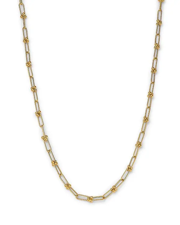 Bloomingdale'S Jax 14k Yellow Paperclip Link Chain Necklace