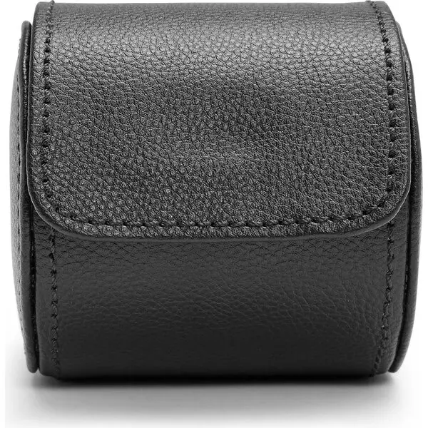 Wolf British Racing Single Watch Roll - Black