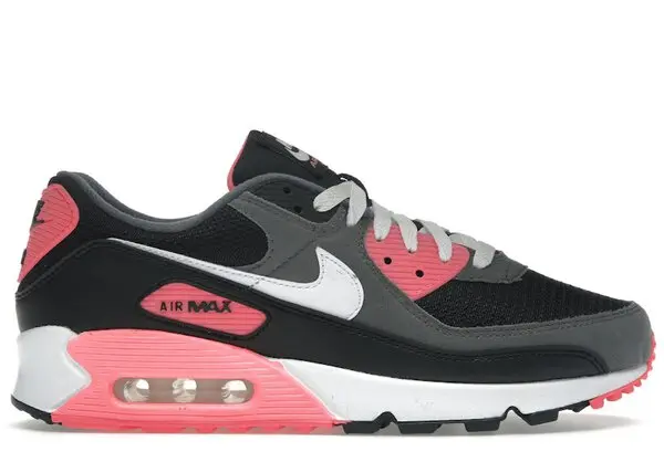 Nike Air Max 90 Sneakers - Black/iron Grey/sunset Pulse