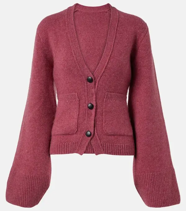 Khaite Scarlet Cashmere Cardigan - Pink