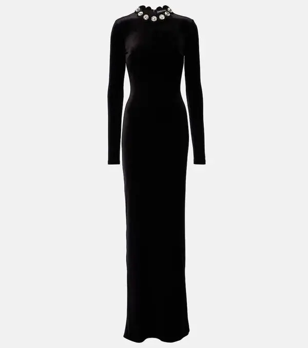 David Koma Crystal-embellished Gown