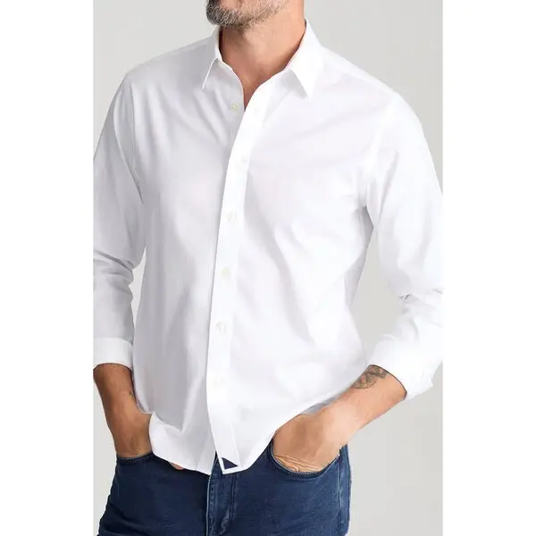 UNTUCKIT Las Cases Wrinkle Resistant Button-up Shirt