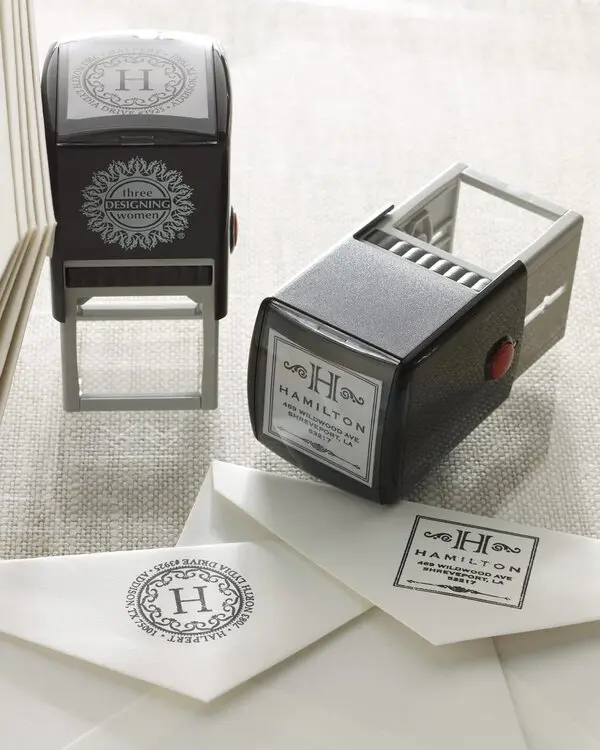 THREE DESIGNING WOMEN Round Personal Stamper