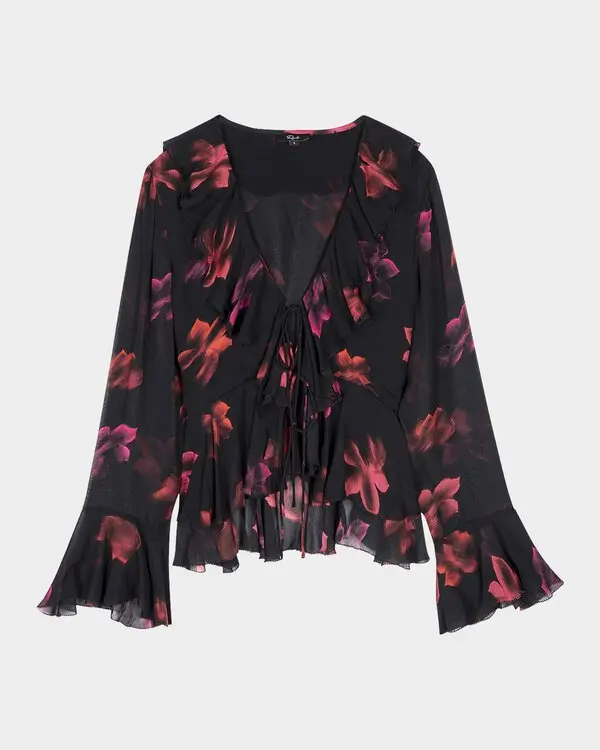 Rails Nicoletta Floral Chiffon Top