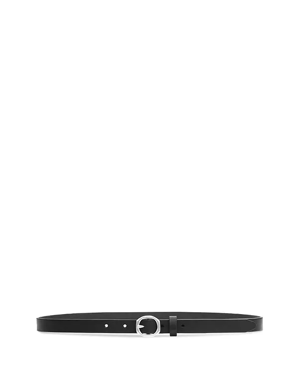 Rag & Bone Baby Audrey Leather Belt - Black