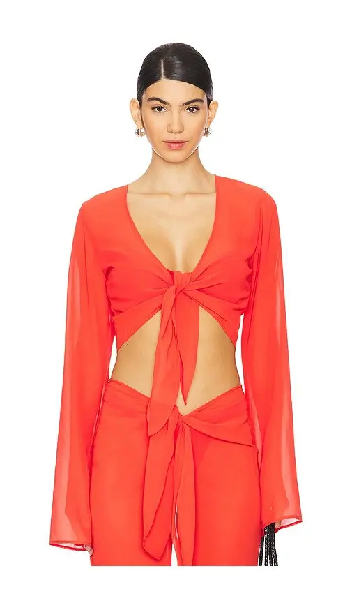 BANANHOT Lily Top In Coral