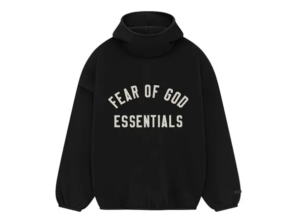 Fear Of God Essentials Brushed Hoodie - Black