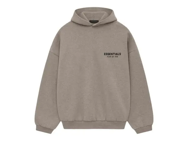 Fear Of God Fleece Hoodie Fw24 - Heather Gray