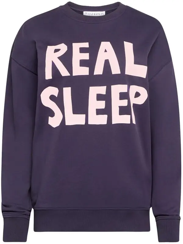 JW Anderson Real Sleep Sweatshirt - Blue