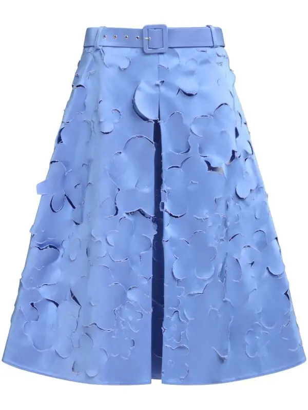 Marni Belted Midi Skirt