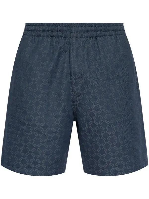 Givenchy Monogram Deck Shorts - Blue