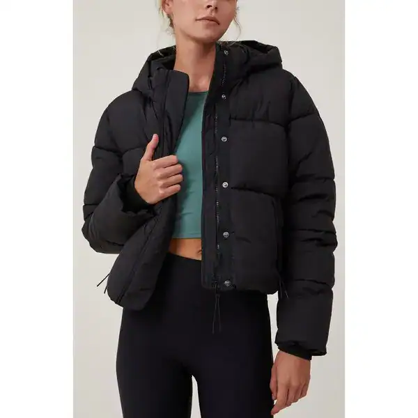 Cotton:On Active The Mother Puffer Jacket In Black 83% Off