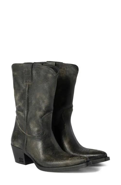Miu Miu Cowboy Boots - Nero