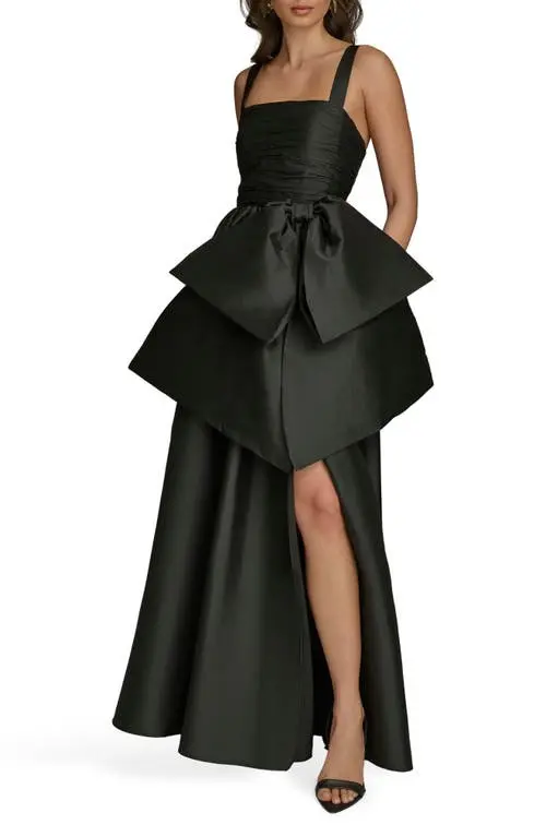 Donna Karan New York Bow Sleeveless Gown