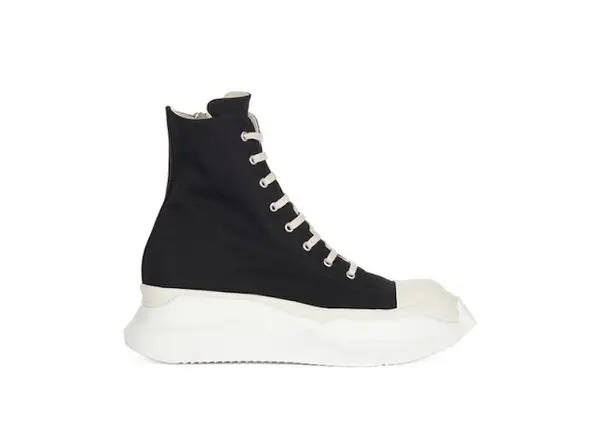 Rick Owens Abstractin High-top Sneakers - Black/milk