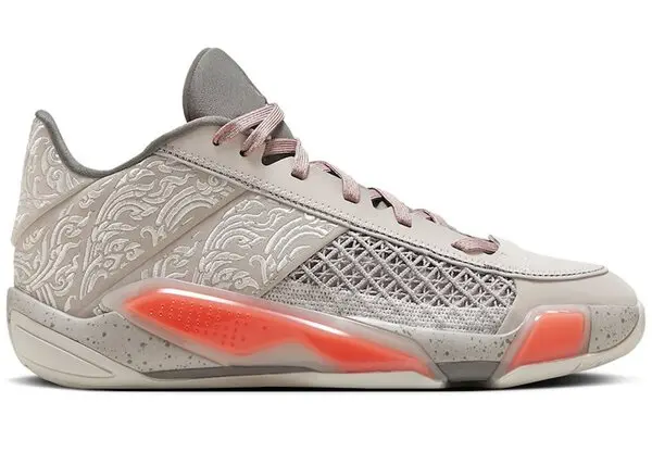 JORDAN 38 Low Torch - Cement Grey/hyper Crimson/particle Beige
