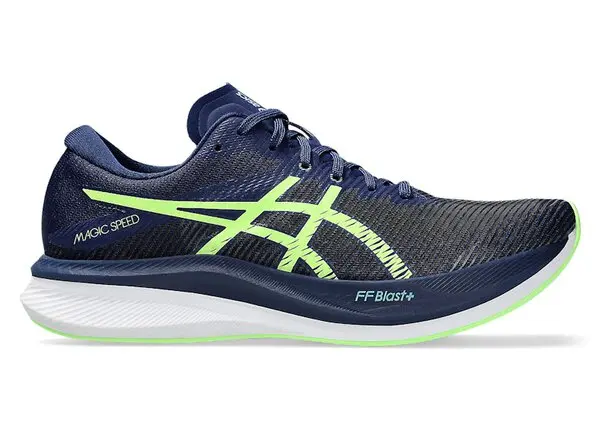 Asics Magic Speed 3 Sneakers - Blue Expanse/illuminate Green