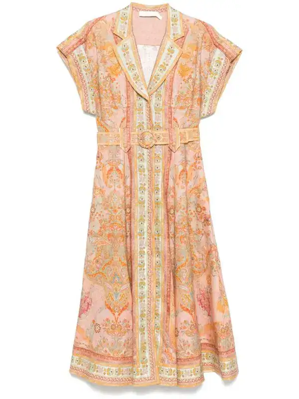 linen strappy mini dress Linen Spaghetti Strap Mini Dress main image 0