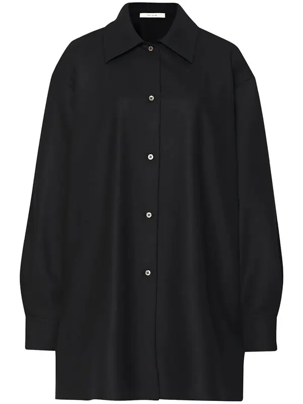 THE ROW Komako Shirt - Black