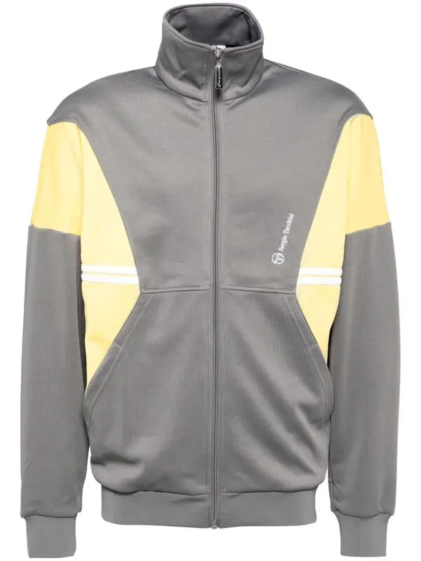SERGIO TACCHINI Embroidered Track Jacket - Grey