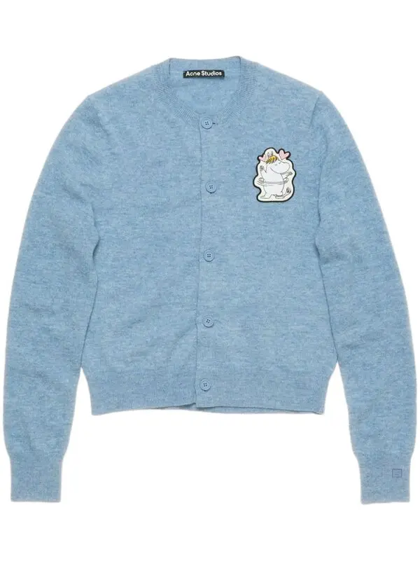 Acne Studios X Moomin Logo-patch Cardigan