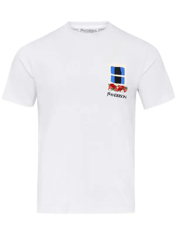JW Anderson Window-embroidered T-shirt