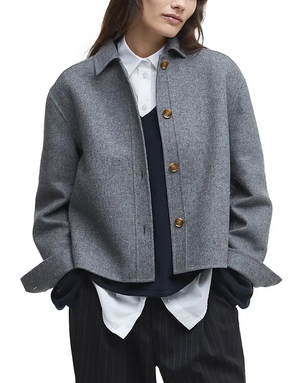 Barbour Emery Wool-blend Overshirt