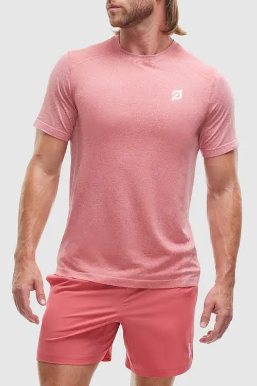 PELOTON Seamless Short Sleeve - Brick Red