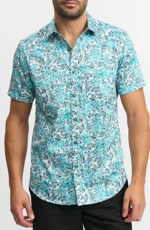 Robert Graham Downing Short Sleeve Button-up Shirt