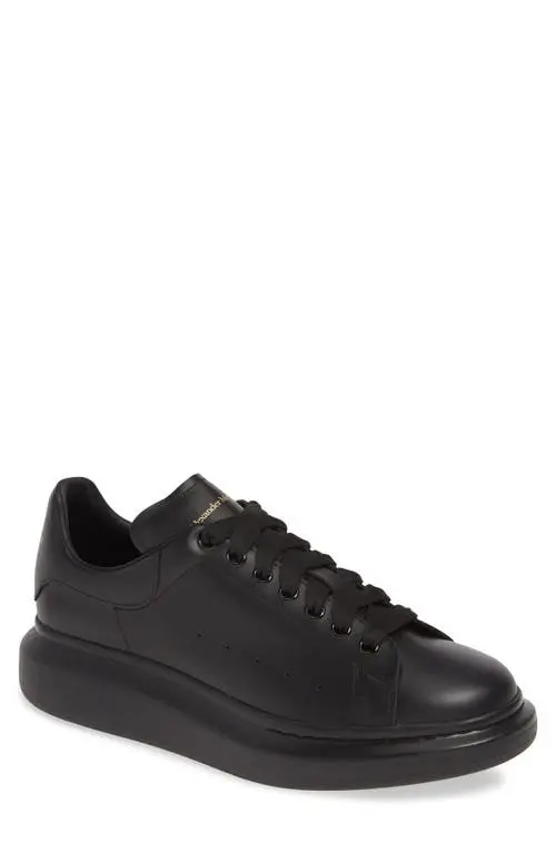 Alexander McQueen Oversized Sneaker - Black/ Black