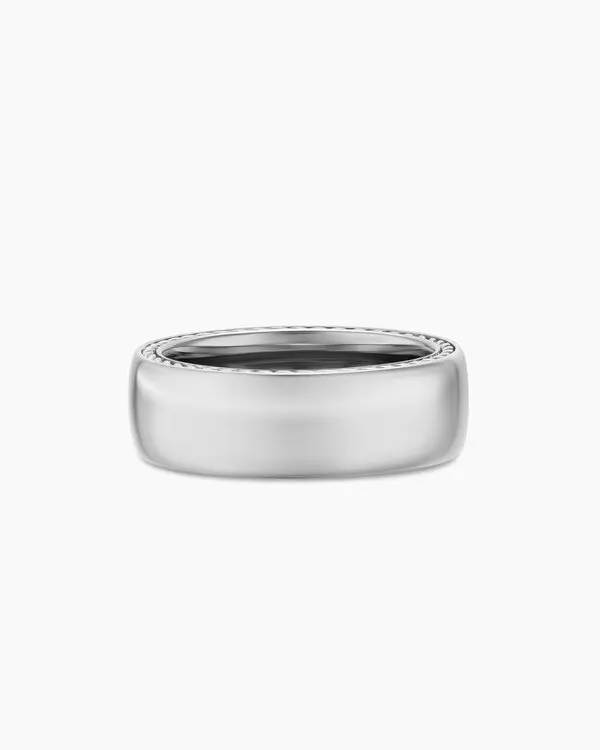 David Yurman Streamline® Band Ring - Platinum