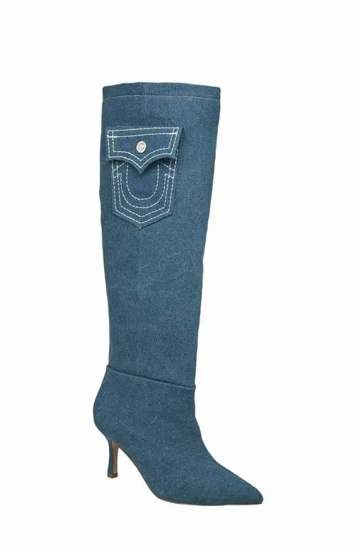 True Religion Tall Denim Boot - Light Denim