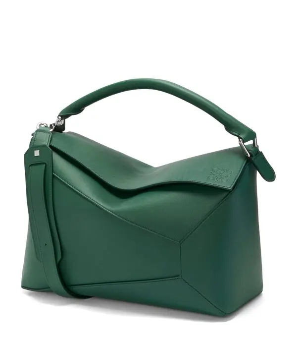 Loewe Large Leather Puzzle Edge Top-handle Bag