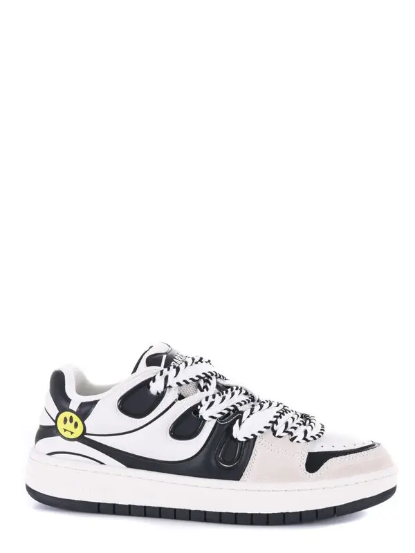 BARROW Leather And Suede Sneakers