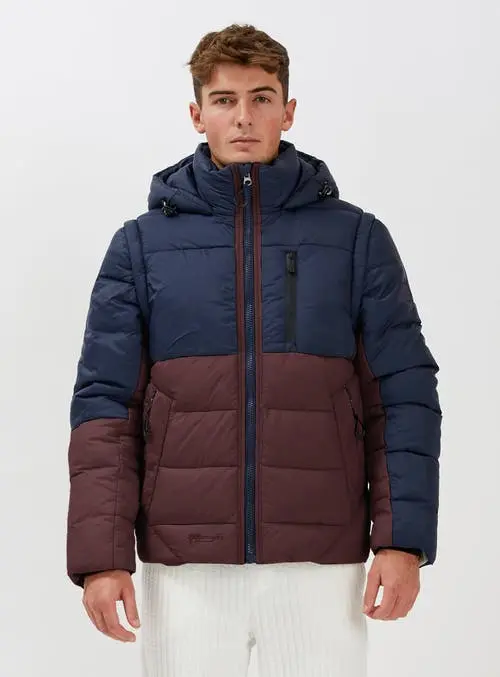 POINT ZERO Dallmann Midweight Puffer Jacket - Bordo