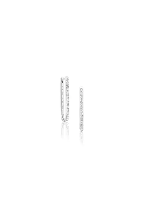 Sheryl Lowe Diamond Paperclip Earrings
