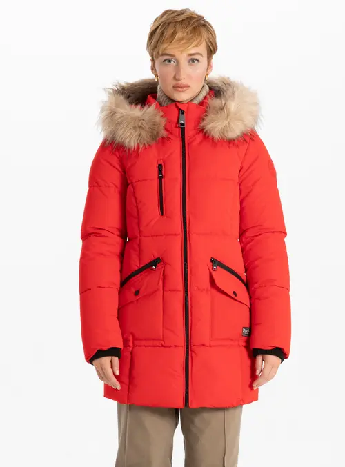 POINT ZERO Khione Parka - Red