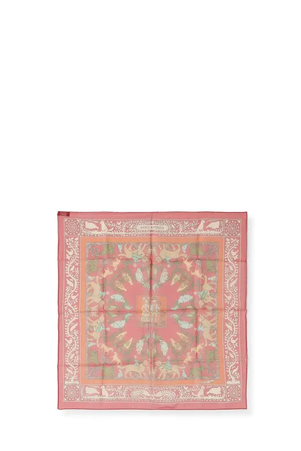 Hermès Early America' Pocket Square