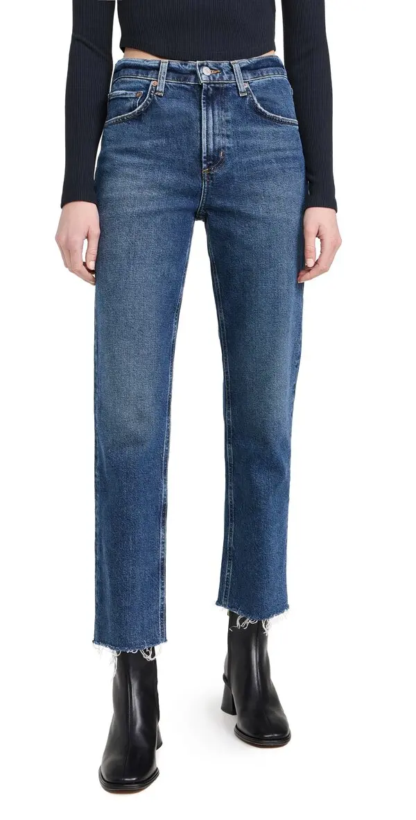 AGOLDE Valen Vintage Straight Jeans - Solace