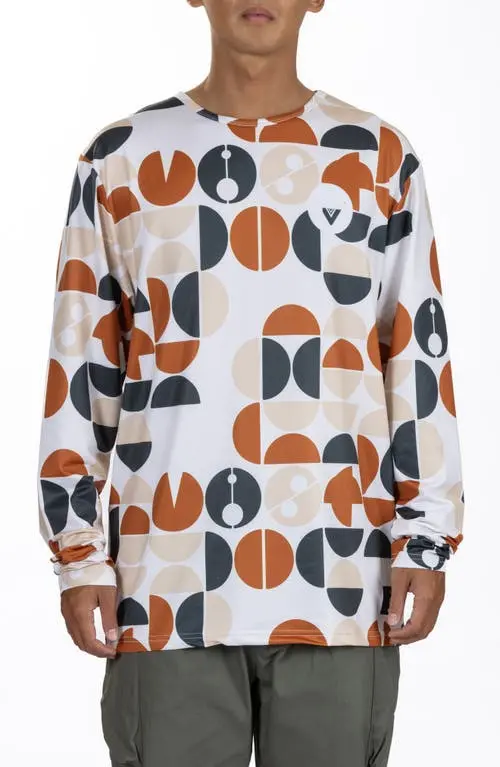 VAST Aqua Terra Copy Camo Long Sleeve Performance Graphic T-shirt