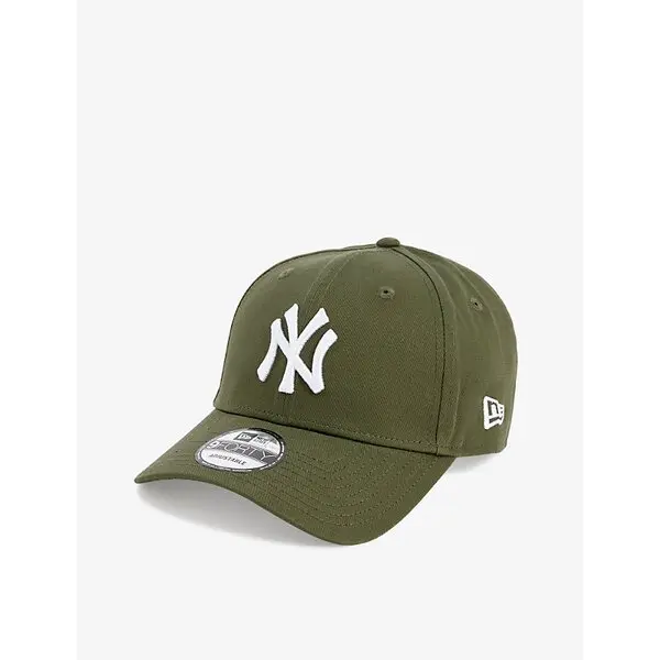 New Era 9forty New York Yankees Baseball Cap - New Olive White