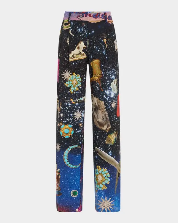 Libertine Starry Night Redux Pleated Trousers