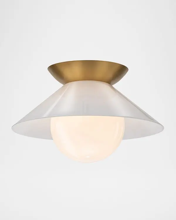 LUCAS + MCKEARN Saucer 14" Flush Mount